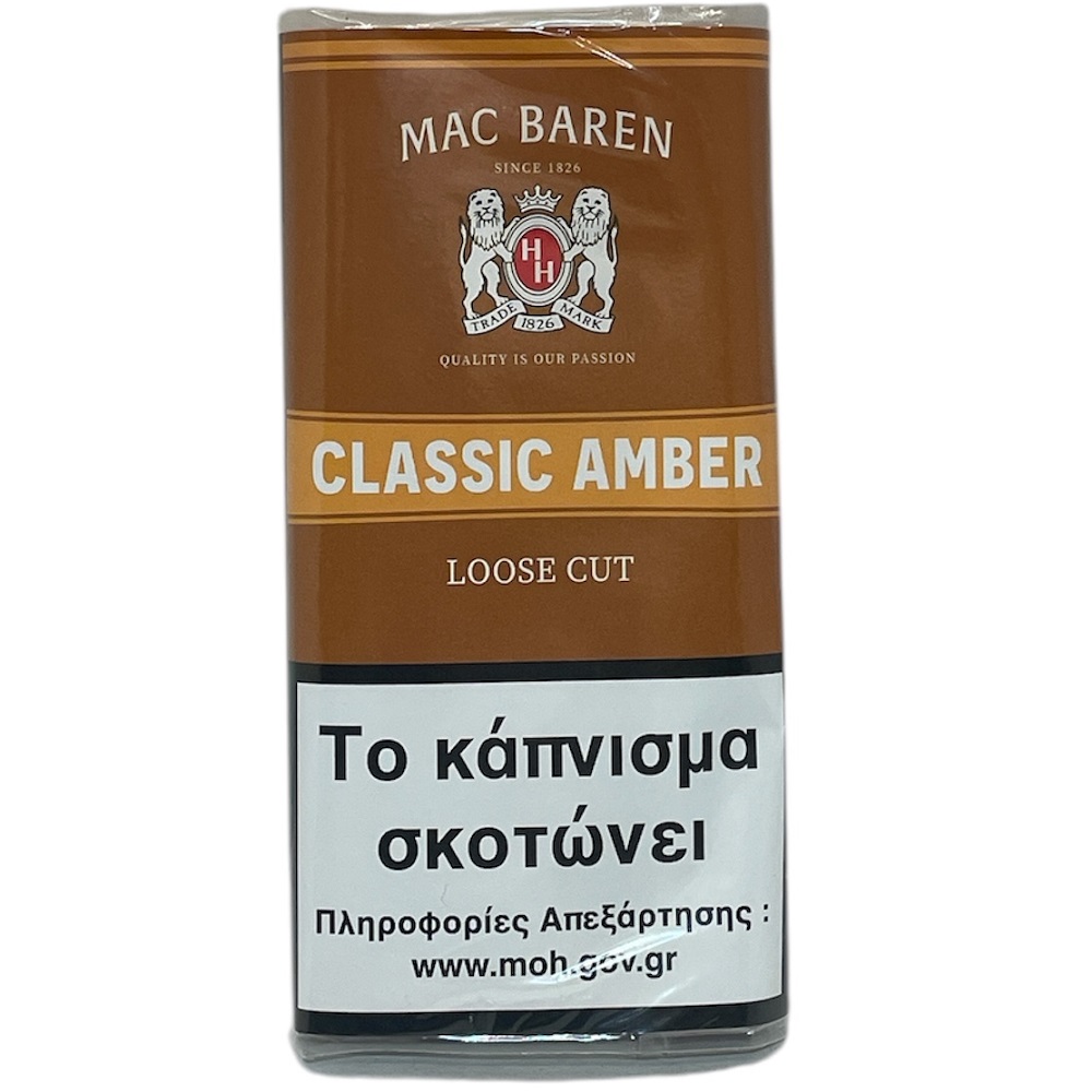 Mac Baren Classic Amber (Vanilla & Toffee) - Rentzis Tobacco House